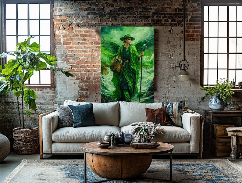 Archangel Raphael, Modern Mystic, Digital Download for Printing or for ...