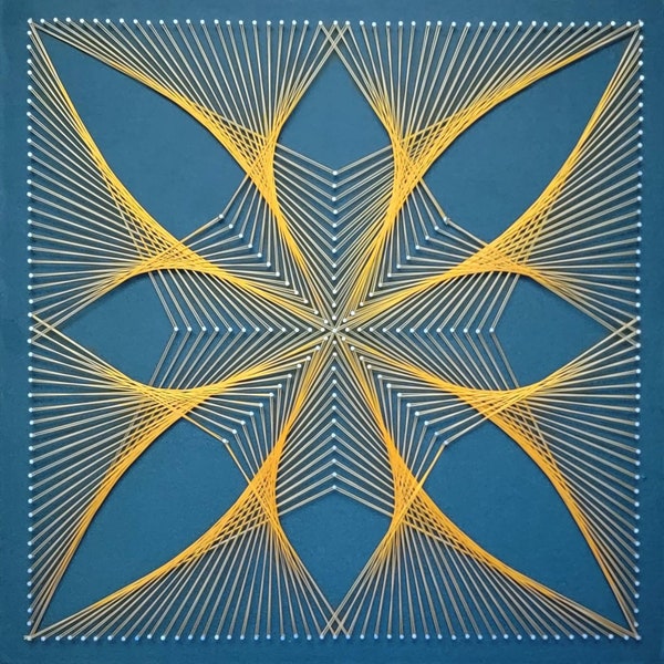 Abstract String Art - Etsy