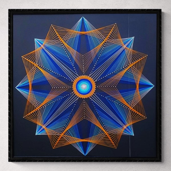 Abstract String Art - Etsy