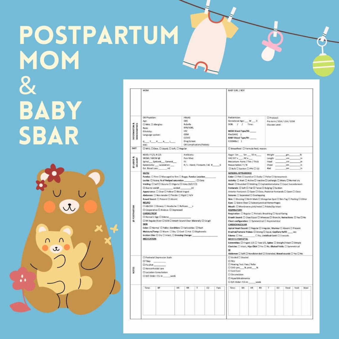 1 Mom and 1 Baby - OB / Postpartum / Nursery / Maternal Child Nurse ...