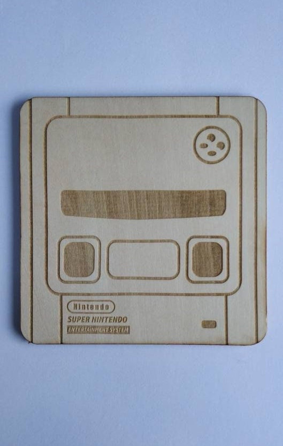 Super Nintendo Coaster Wooden SNES Inspired Drinks Coaster - Etsy