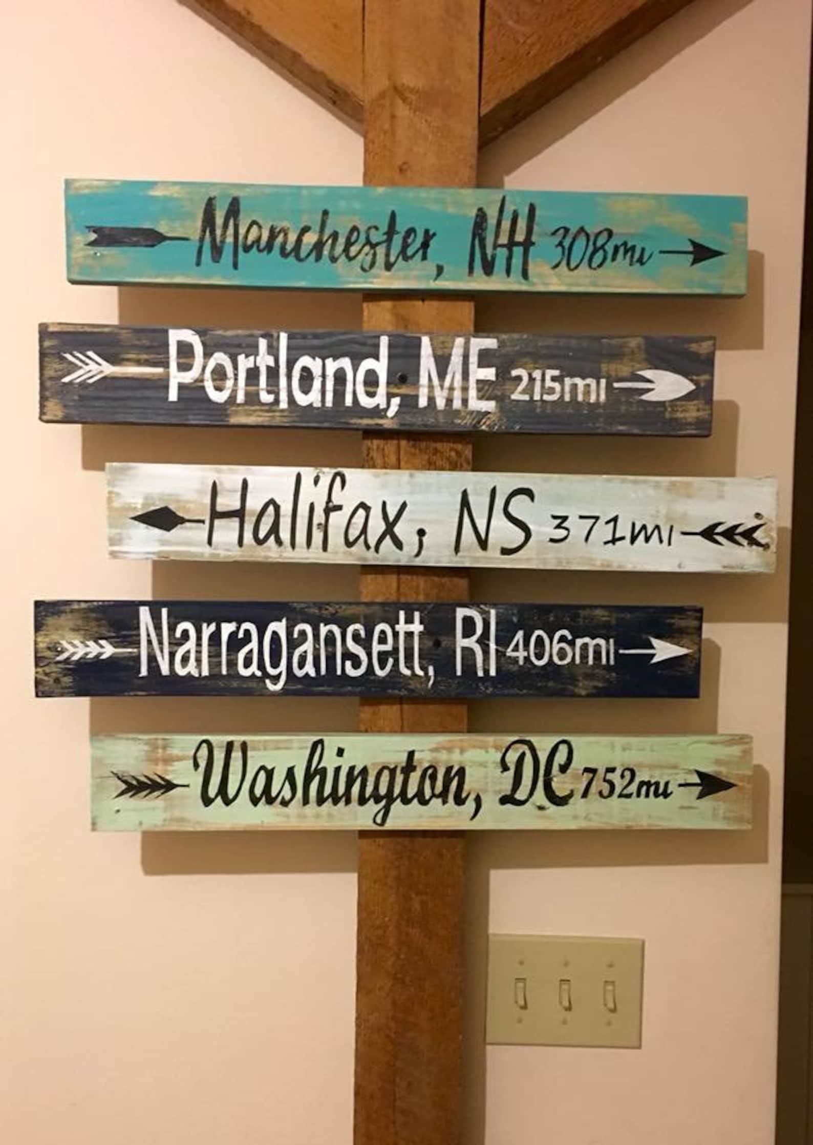 Custom Directional Signs With Arrows - Etsy Canada