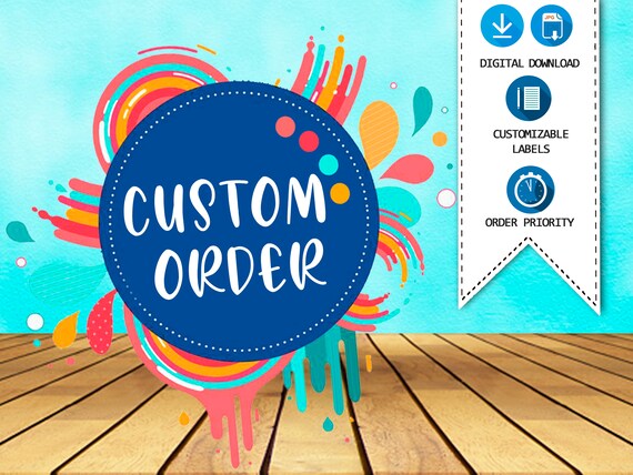 Custom Order or Priority Order Custom Listing Personalized - Etsy