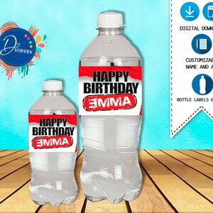 Rebelde Pack 3 Labels for Birthday Party Printable DIGITAL DOWNLOAD ...