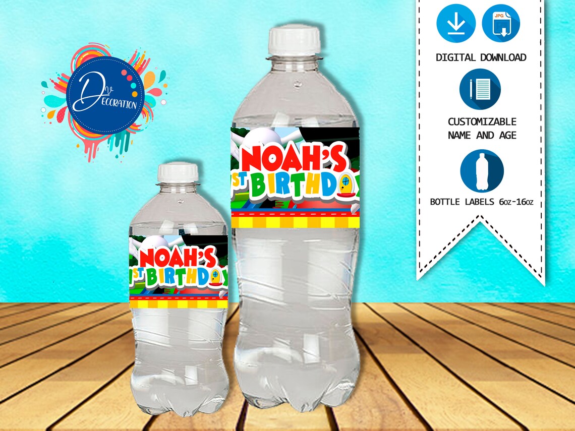 Mickey Mouse Clubhouse Pack 5 Labels for Birthday printable - Etsy