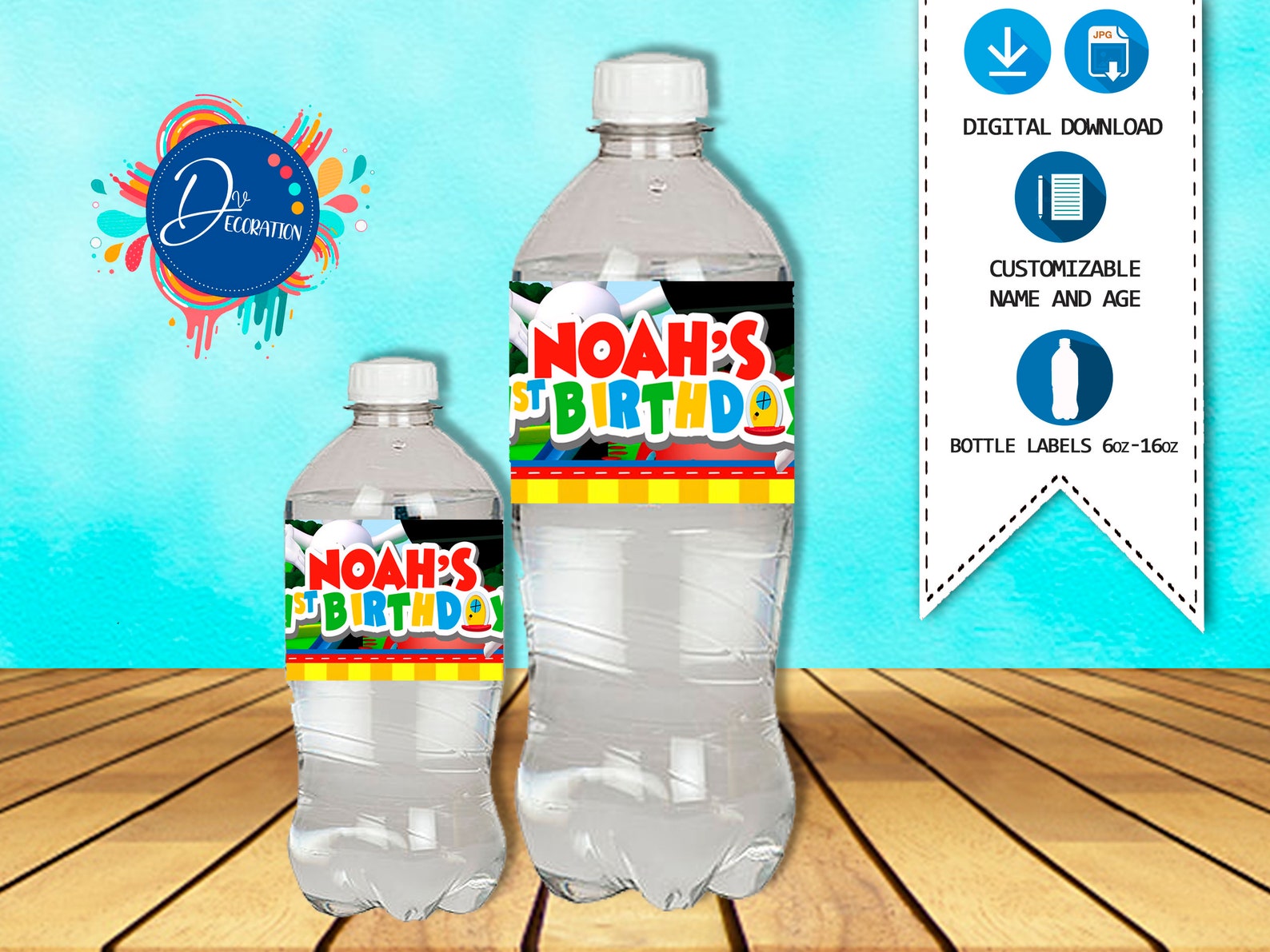 Mickey Mouse Clubhouse Pack 5 Labels for Birthday printable - Etsy