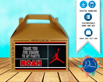 Jordan Jumpman Bottle Label Labels for Birthday Party - Etsy