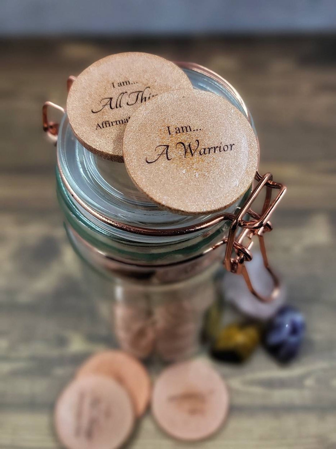 30 Count I am All Things Affirmation Coins Intentional Living Self Care ...