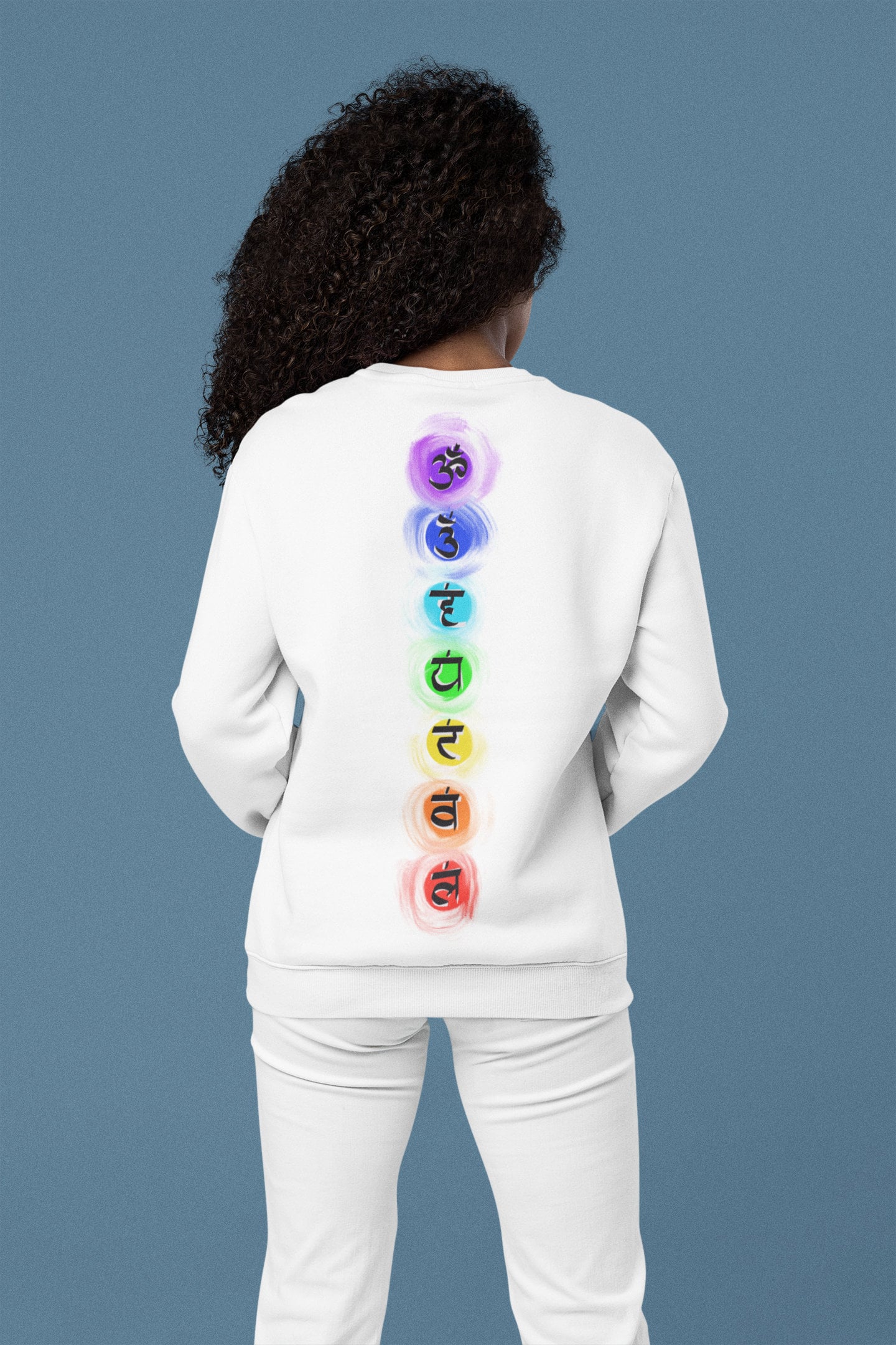 Afro Chakra Bliss: Lotus and Meditation Women's Heavy - Etsy