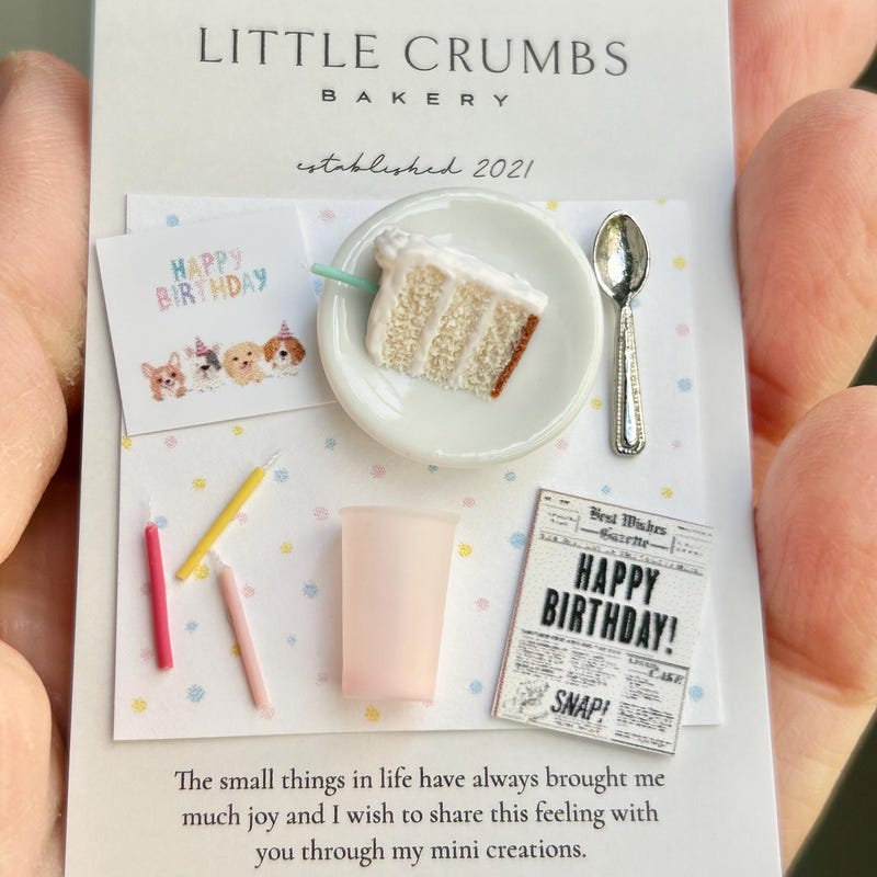 1:12 Cake Slice Miniatures - Etsy