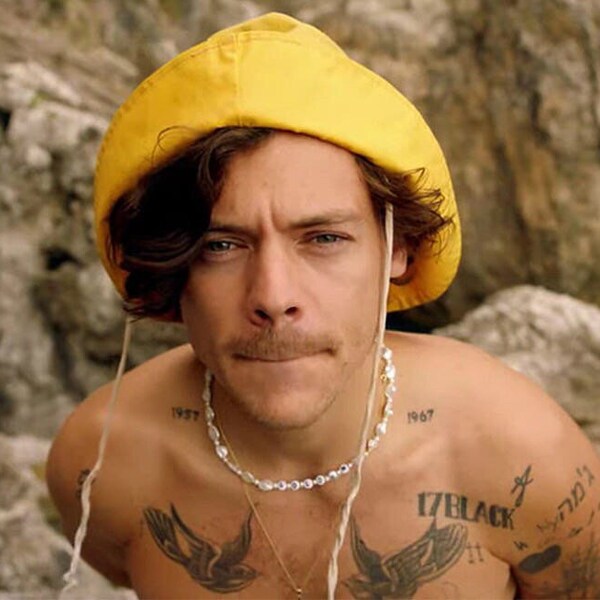 Golden Harry Styles Necklace - Etsy