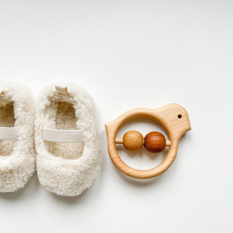 Wooden Baby Rattle - Etsy