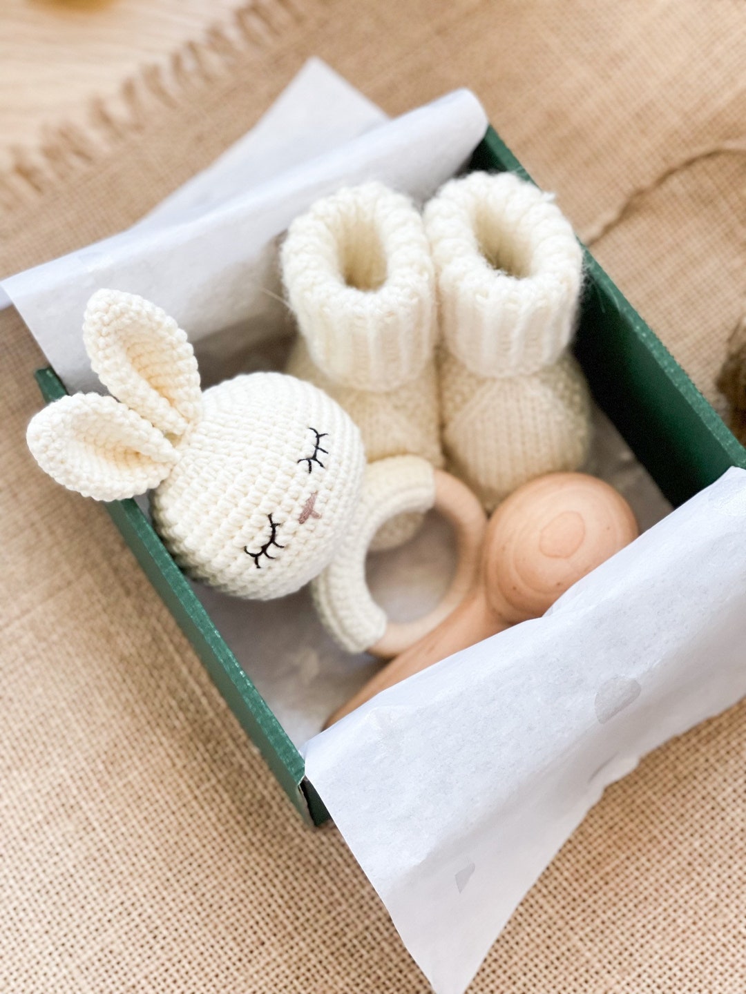 Christmas Personalized Baby Gift Box/ Neutral Baby Gift/ Baby Shower ...