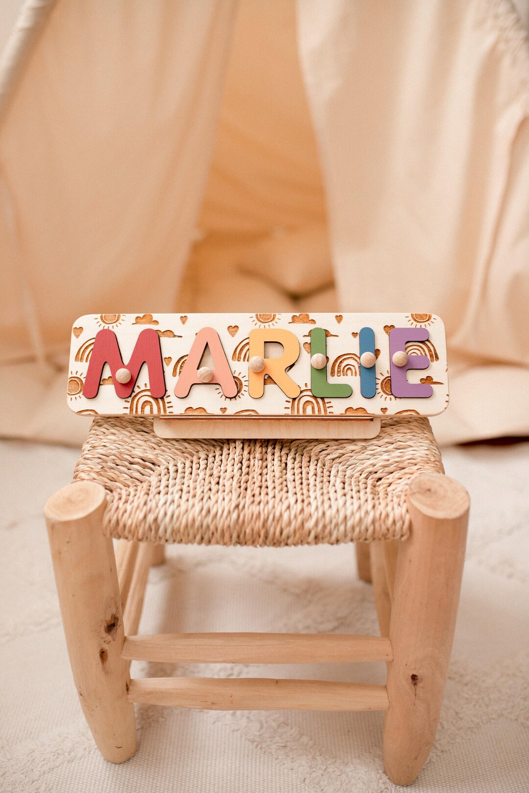 Name Puzzle, Christmas Personalized Gift for Baby and Toddler ...