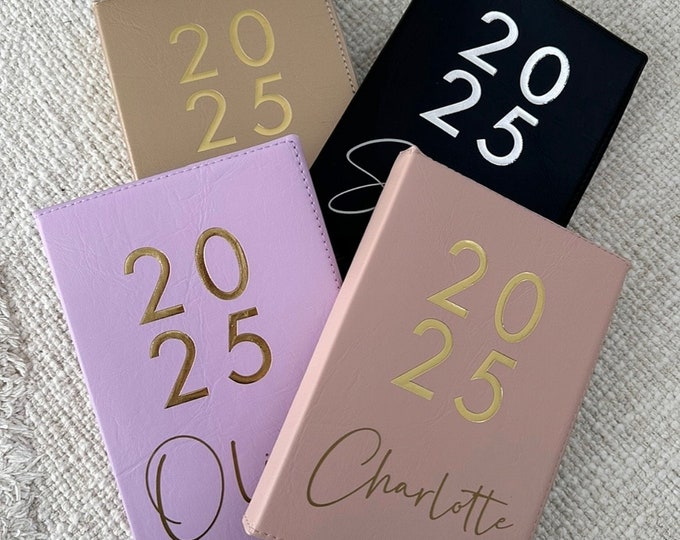 Personalised 2025 Diary, 2025 Diary, 2025 Planner, Personalised 2025 ...