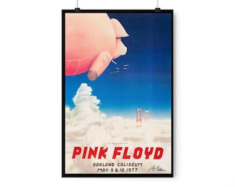 Pink Floyd Vintage 1977 Poster - Etsy
