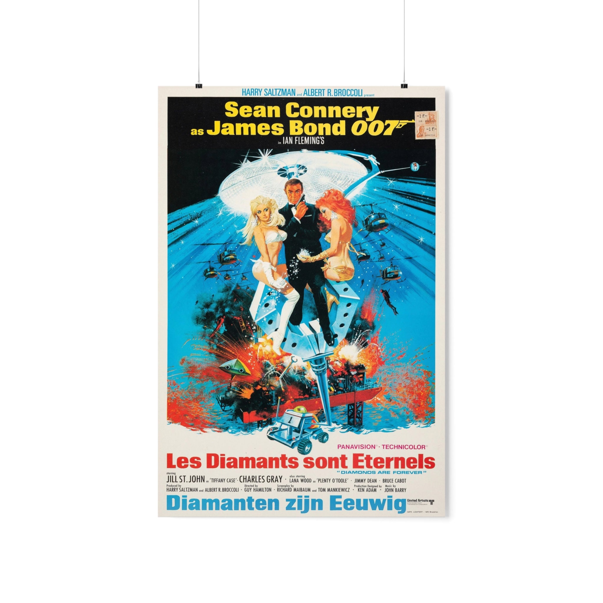 James Bond 007 - Diamonds Are Forever Poster