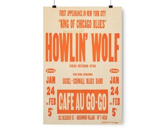 Howlin Wolf Poster - Etsy