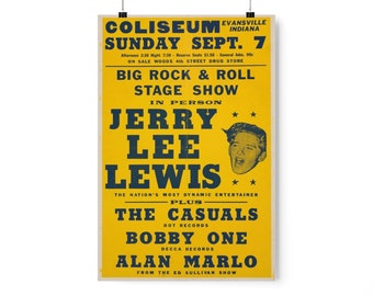 Jerry Lee Lewis Poster - Etsy
