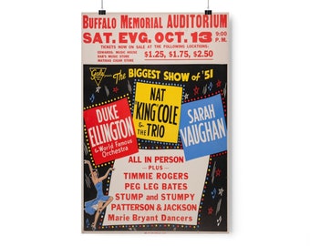 Nat King Cole Poster - Etsy