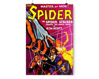 Spider Poster Vintage - Etsy