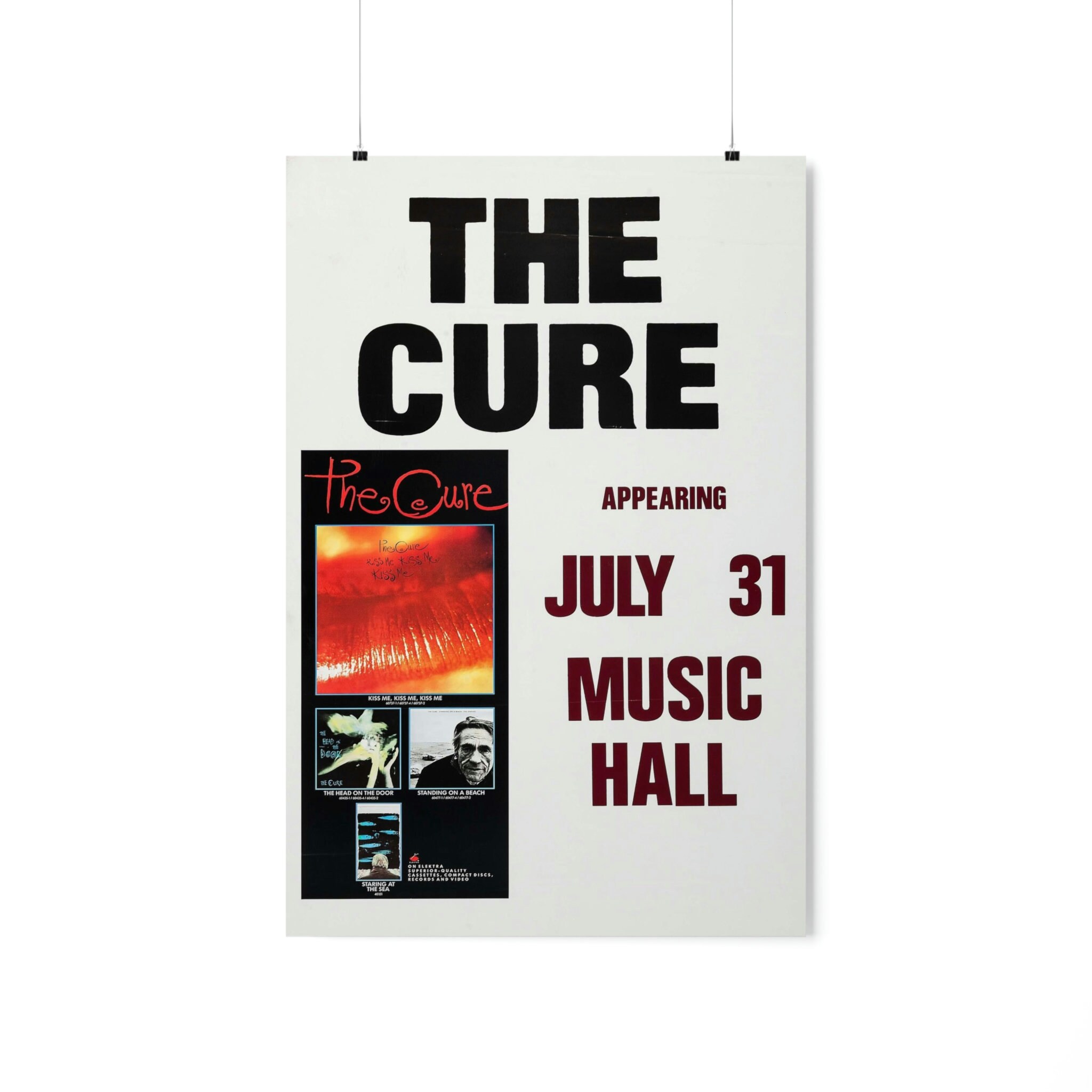 1987 The Cure Vintage Concert Poster sold by DanieParker | SKU 41064704 ...