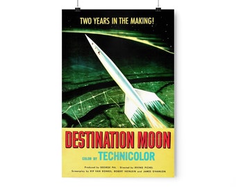Destination Moon Movie Poster - Etsy