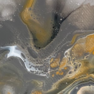 Ptygmatic Abstract Painting 10 X 12 Inches 25 X 30cm on Stretched ...