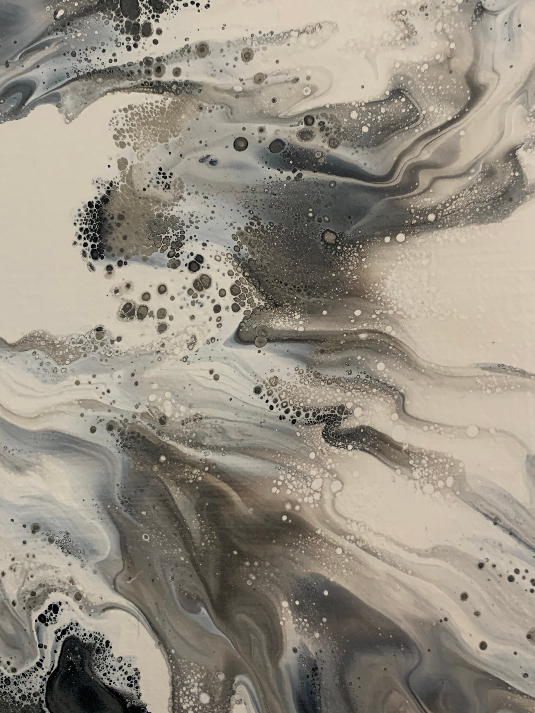 Vapourise Abstract Painting 12 X 16 Inches 30 X 40.5cm on a Rectangular ...