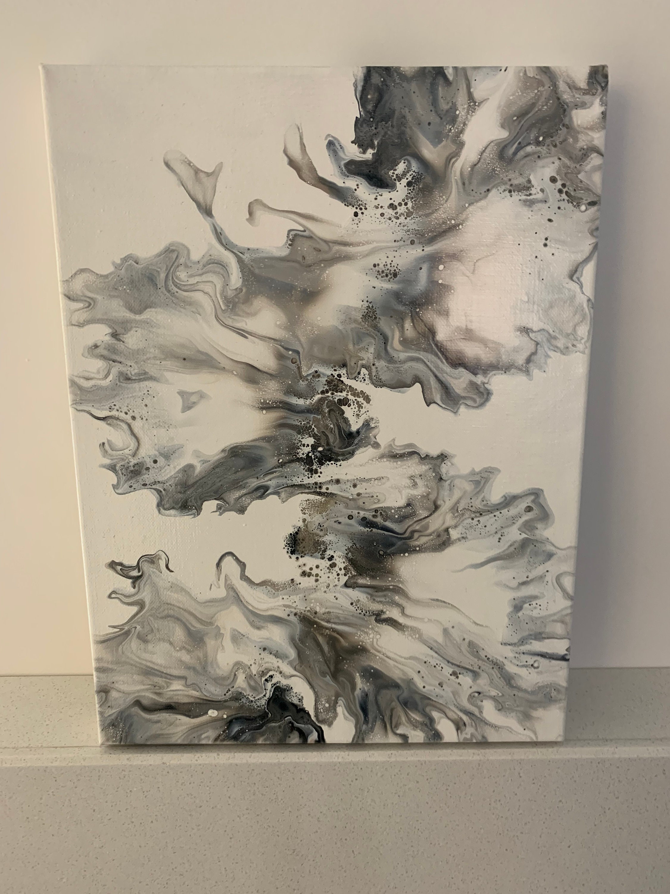 Vapourise Abstract Painting 12 X 16 Inches 30 X 40.5cm on a Rectangular ...