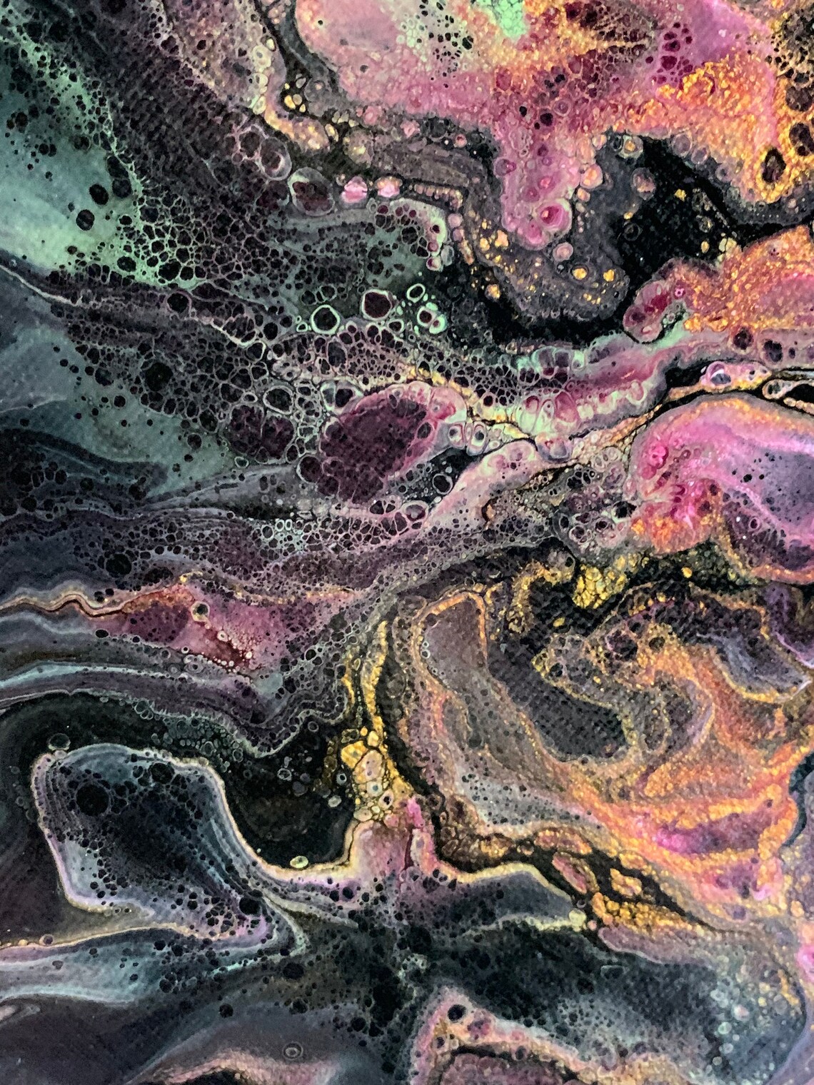 Hidden Beauty Abstract Painting 11 X 14 Inches (28 X 35.5cm ...