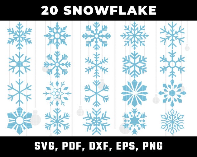 SVG SnowflakeFlake Winter svg Christmas svg Winter svg | Etsy