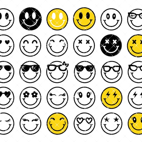 Plotterdatei smiley - Etsy.de