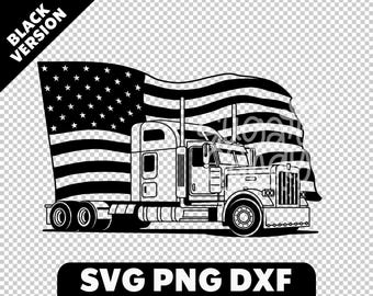 American Flag Truck SVG, Patriotic Clipart (digital Download) - Etsy UK
