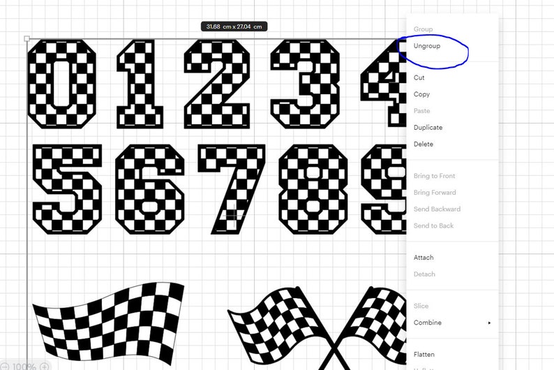 Checkered Numbers SVG. Cricut Cut Files. Silhouette. Racing - Etsy Canada