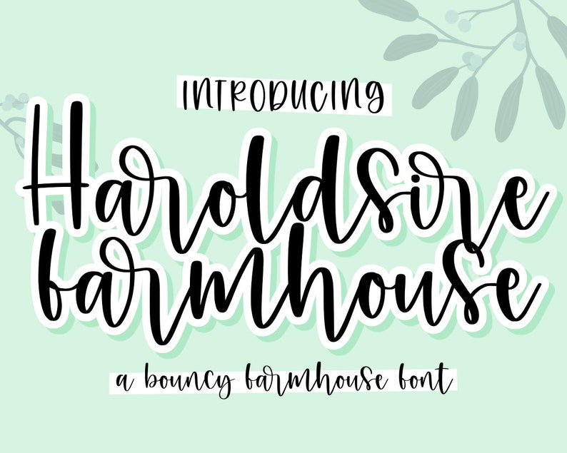 Farmhouse Font Farmhouse Alphabet Script Font Cursive Font - Etsy