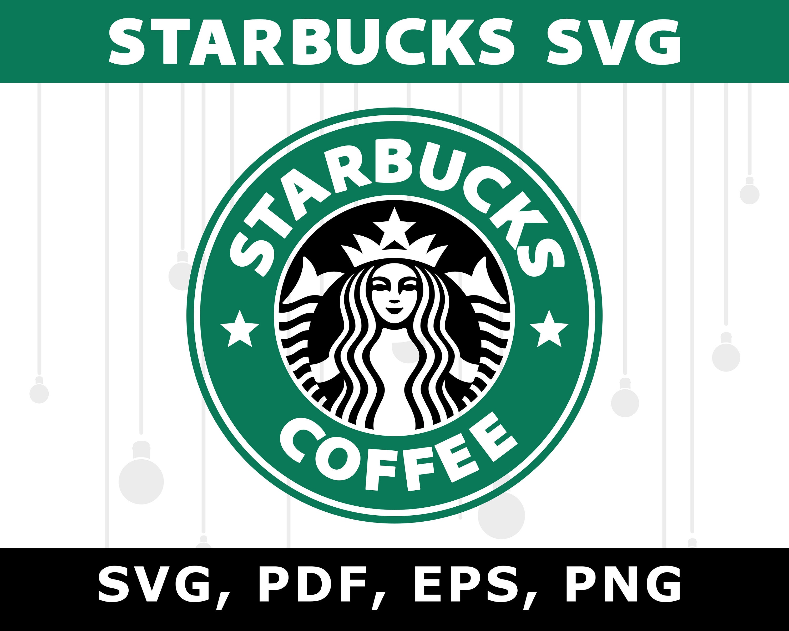 SVG STARBUCKS Starbucks cut files svg Dxf Eps Ai Jpg Png for - Etsy España