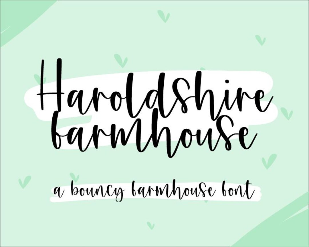 Farmhouse Font, Farmhouse Alphabet, Script Font, Cursive Font ...