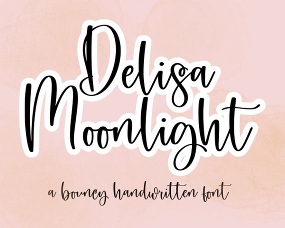 Cursive Handwritten Fonts Modern Cursive Fonts for Cricut - Etsy