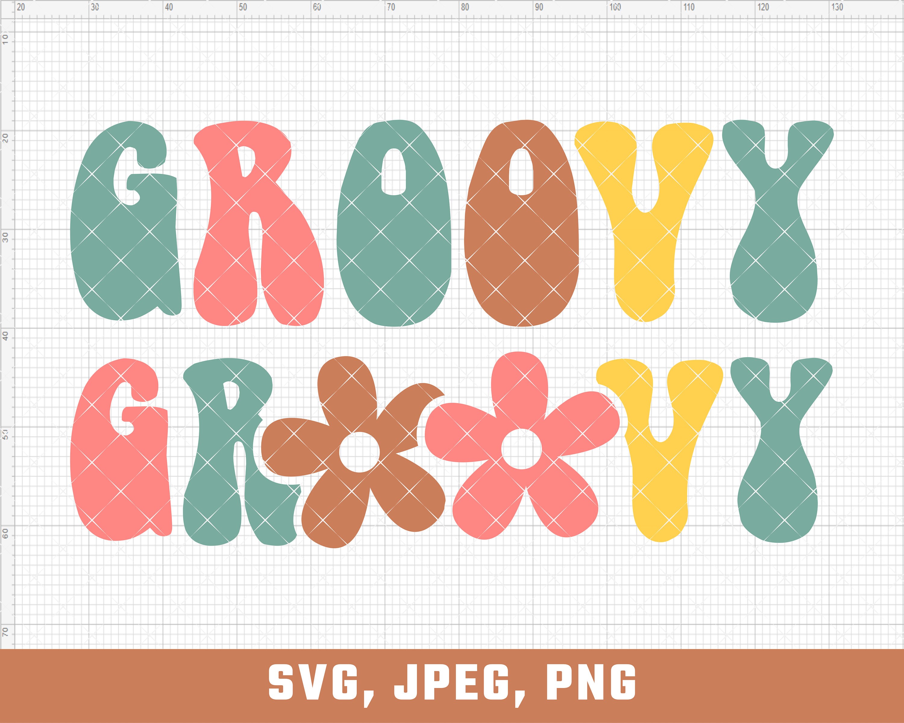 Groovy SVG Boho Svg Hippie Svg Aesthetic Svg Inspirational - Etsy