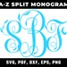 SVG Monogram /PNG Alphabet, Fancy Monogram Alphabet, Digital Download ...