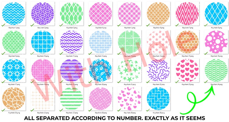 Round Pattern Svg Circle Patterns Svg 2 Keychain Svg - Etsy