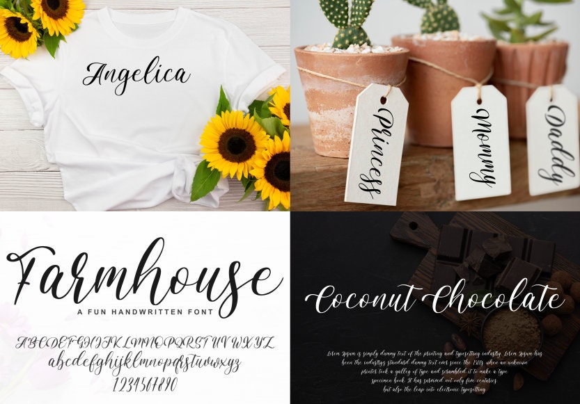 Cursive Fonts Bundle Cursive Fonts for Cricut Cursive Font - Etsy Australia