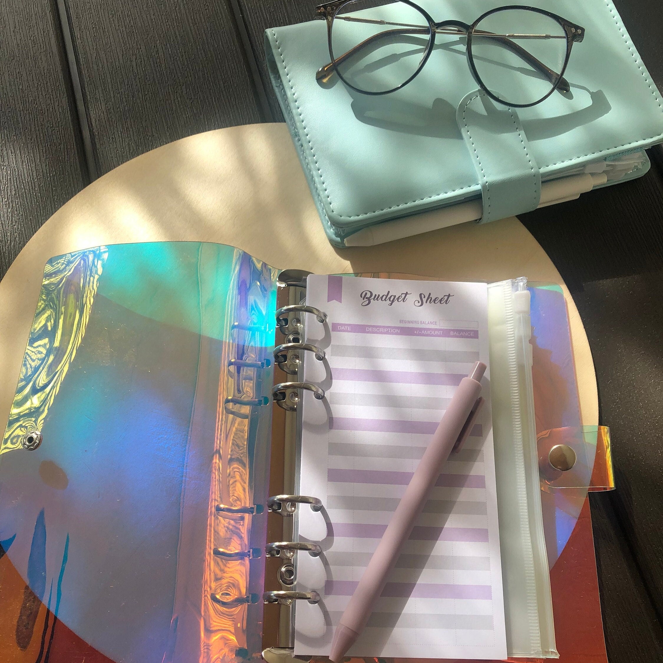 A6 Personalized Budget Binders, Cash Envelopes, Budget Sheets, Money ...