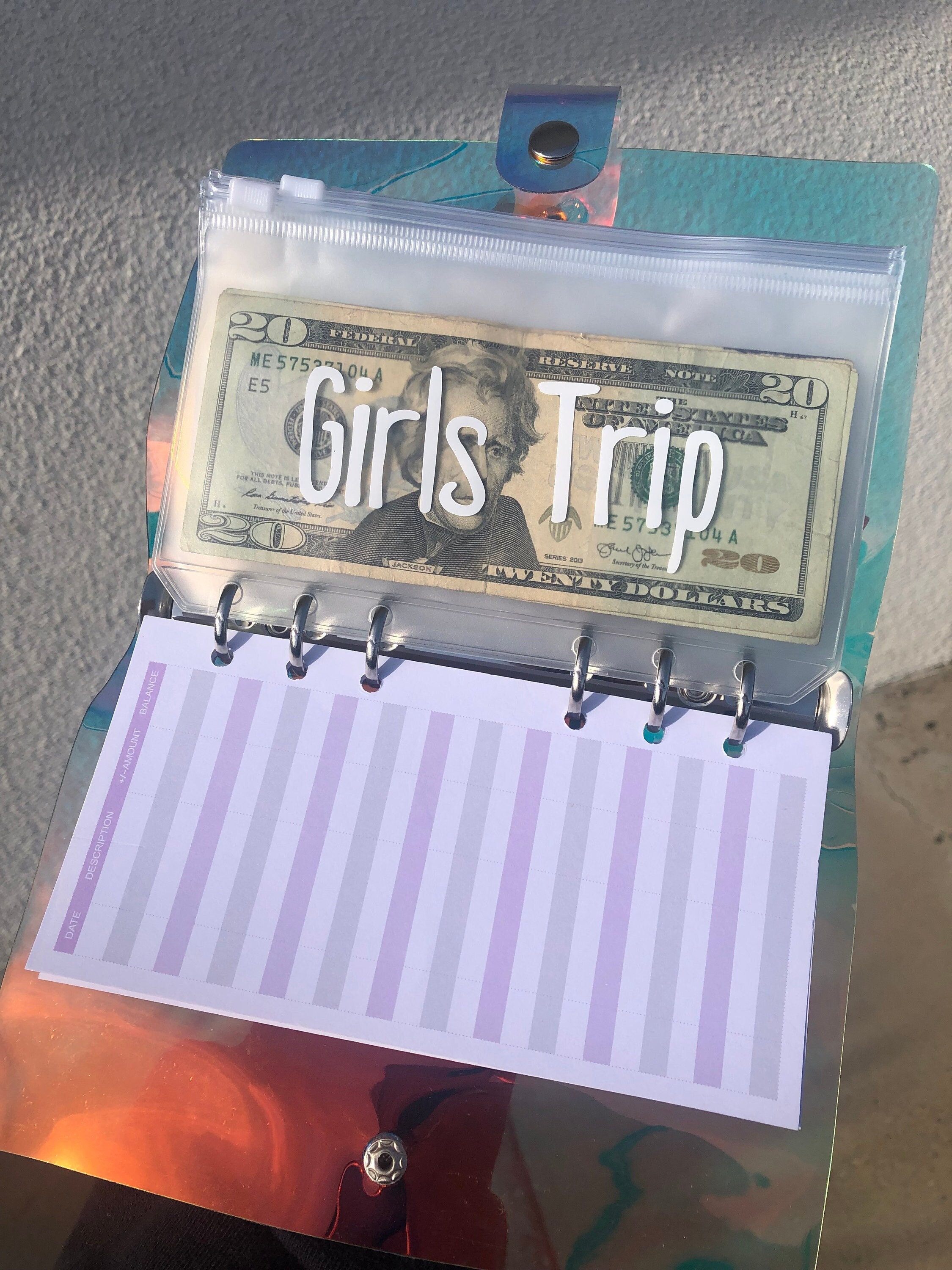 A6 Personalized Budget Binders, Cash Envelopes, Budget Sheets, Money ...