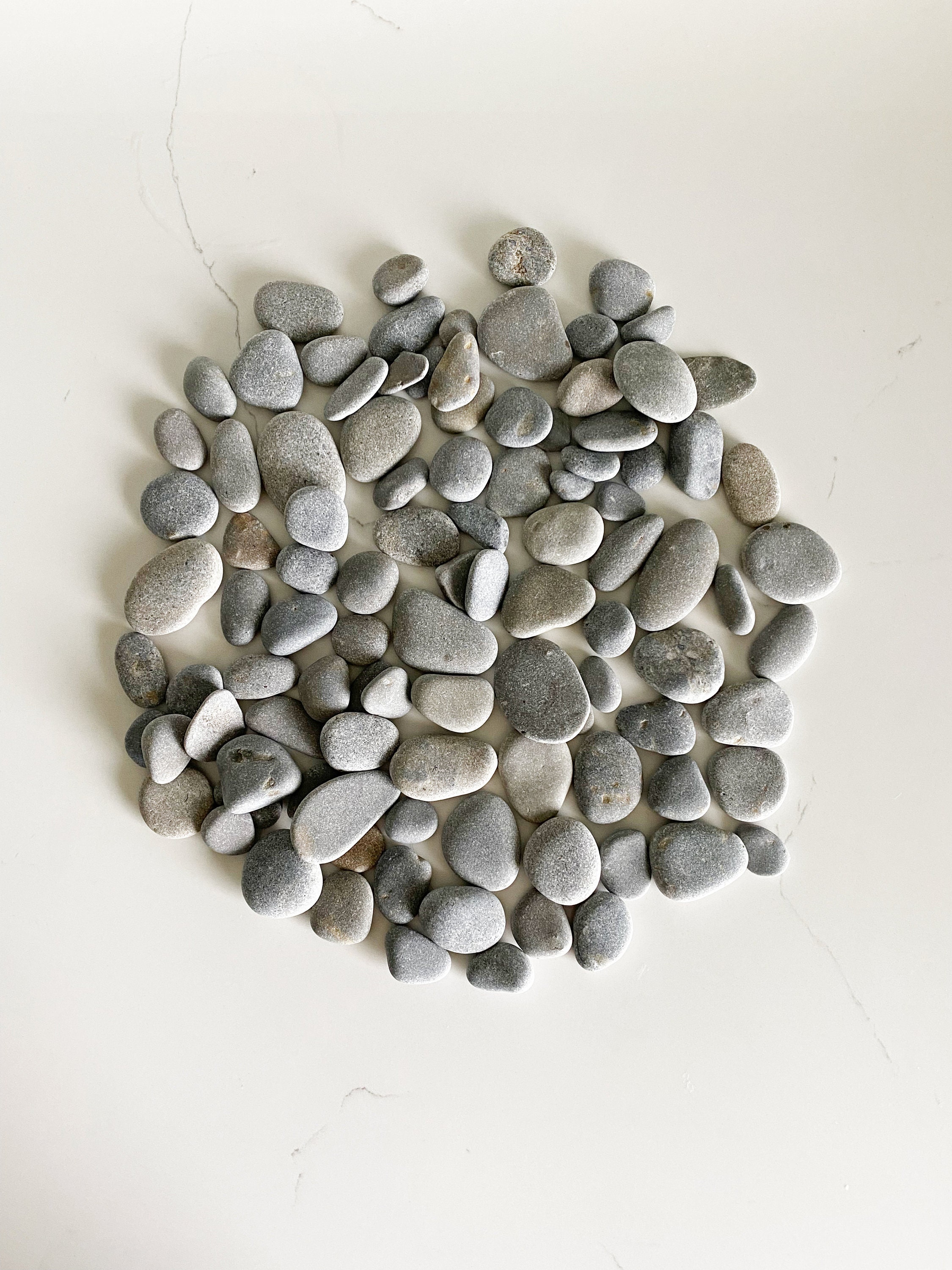 Grey Beach Pebbles 100 Beach Stones Sea Rocks - Etsy
