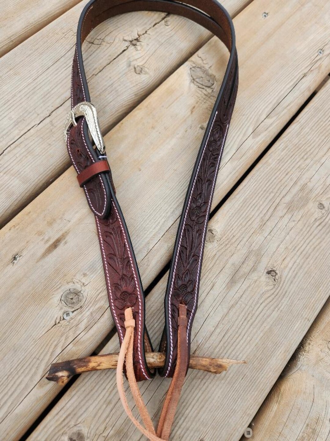 Belt Style Split Ear Headstall- Midnight Runner - Etsy