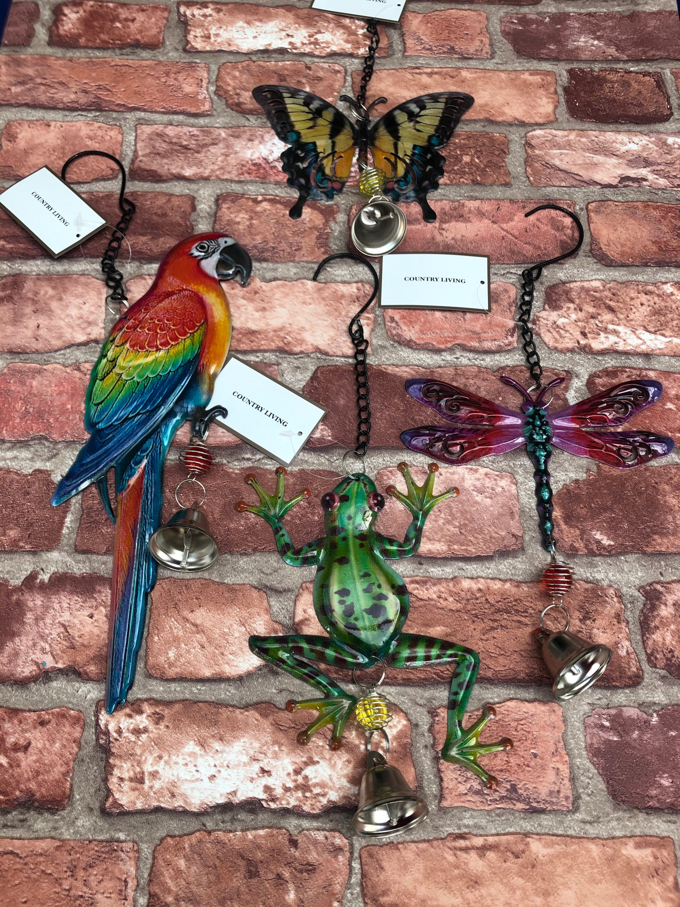 Wind Chime Hanging Metal Frog Wall Decoration Outdoor - Etsy UK