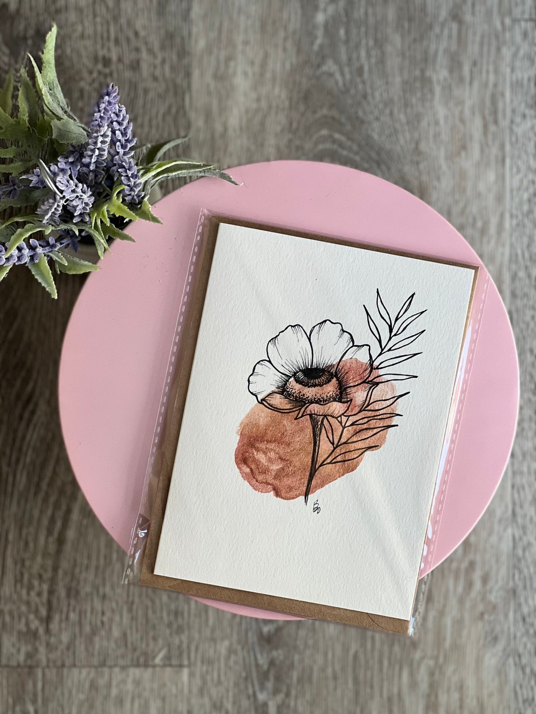 Floral Eyeball Greeting Cards - Etsy