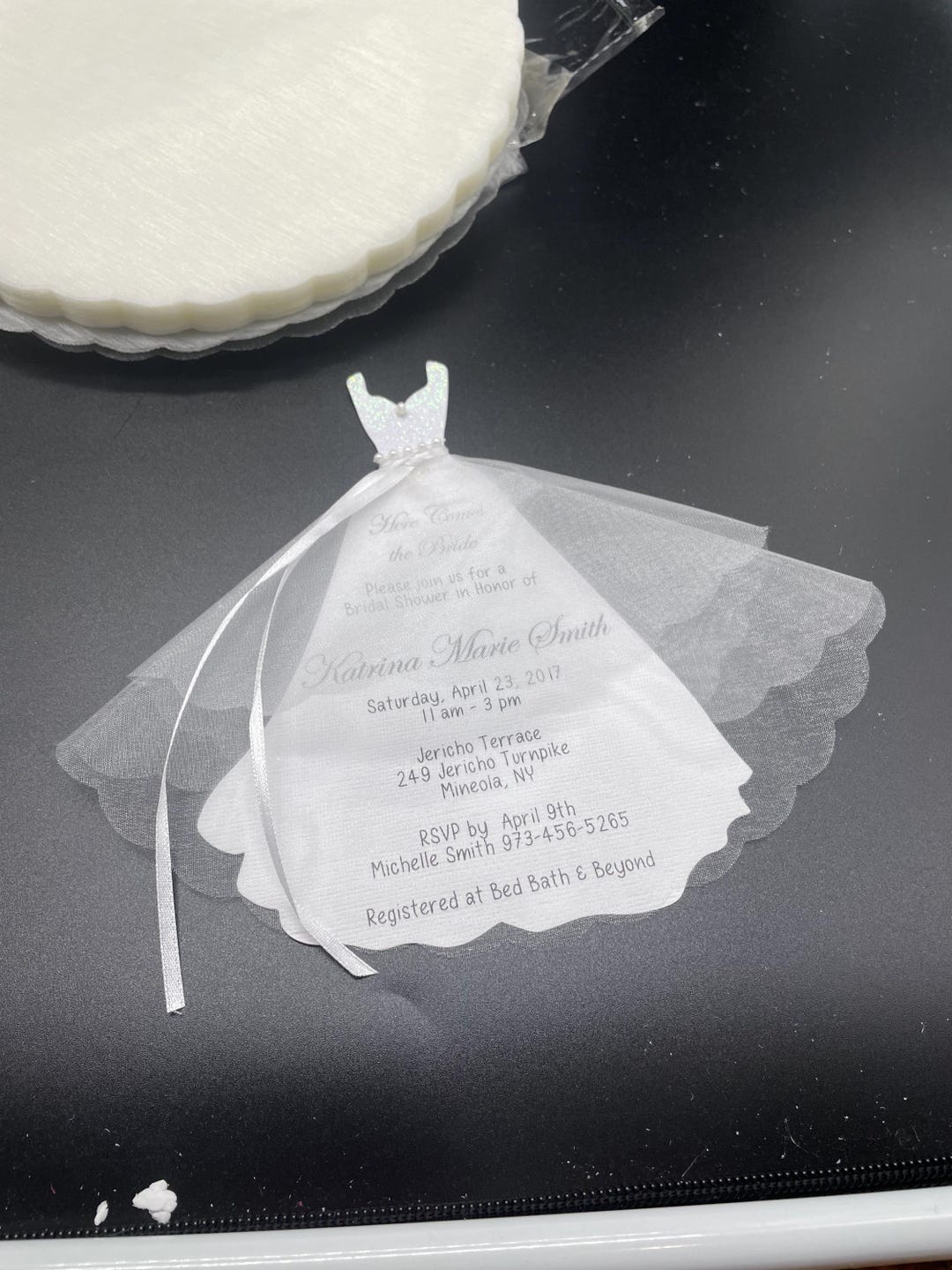 Ivory Scallop Edged Tulle, 50 Pieces, Tulle to Wrap Candy, Favors ...